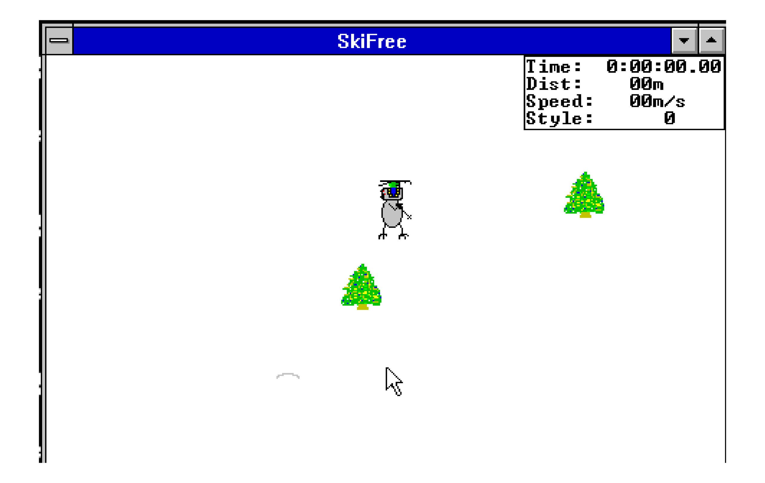 Remember SkiFree? Play It Online for Free! | Defragg